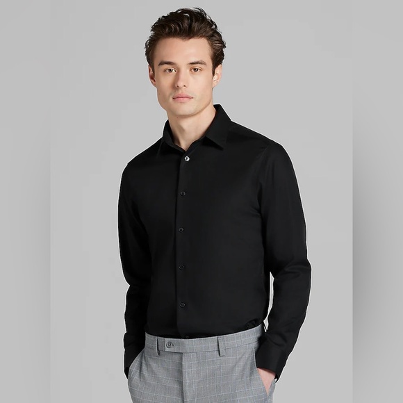 Calvin Klein | Shirts | Calvin Klein Mens Black Dress Shirt | Poshmark